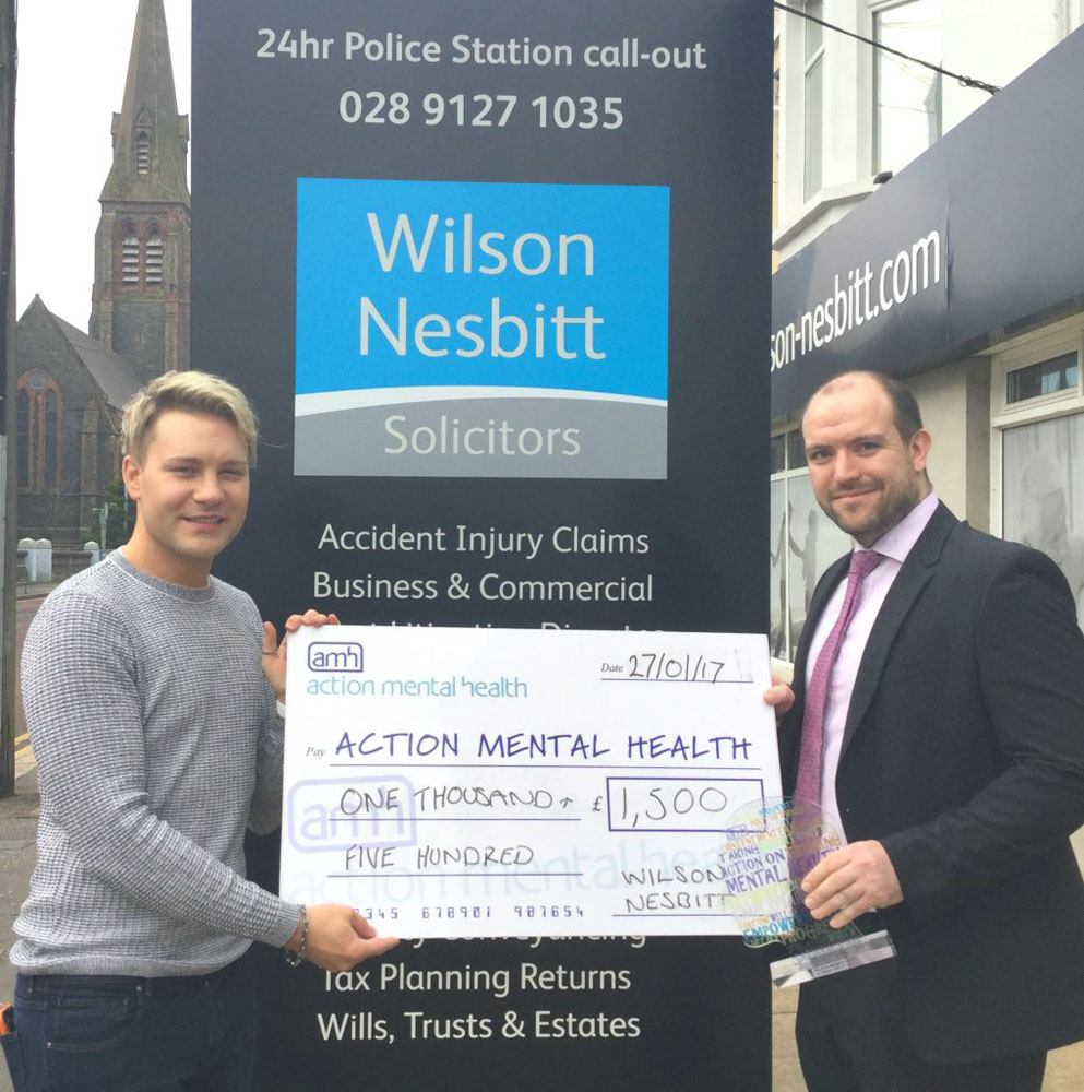 Wilson Nesbitt supports Action Mental Health | Action Mental Health